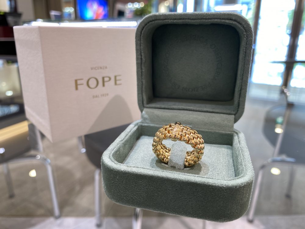 【FOPE フォッペ】入荷情報 ESSENTIALS エッセンシャル AN05L イエローゴールド 在庫有り。｜【TANAKA】ショップブログ